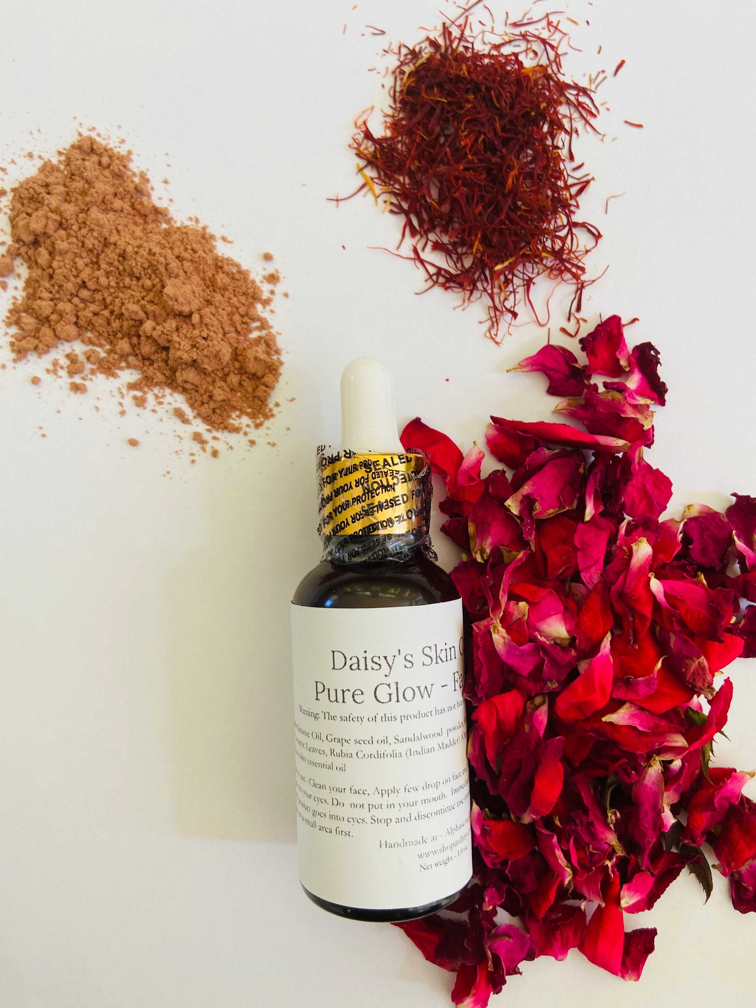 Pure Glow - Natural Face oil – Daisy's Skin Care LLC